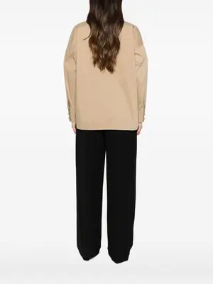 Max Mara Cotton Blend Shirt - Beige