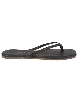 TKEES X TESSABIT Lily Leather Thong Sandals