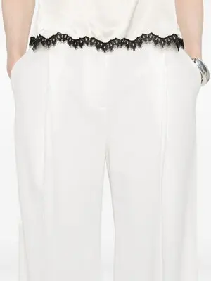 Ermanno Scervino Wide-leg Trousers - White