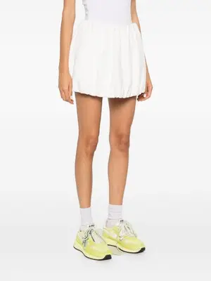 DUNST Cotton Mini Skirt - White