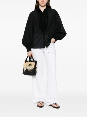 SOSUE Antonia Cotton Shirt - Black