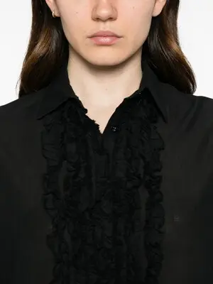 SOSUE Antonia Cotton Shirt - Black