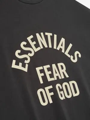 ESSENTIALS Cotton T-shirt - Black