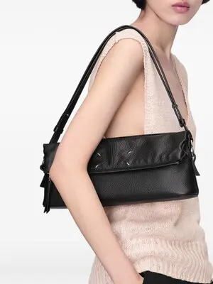 MAISON MARGIELA 5ac Leather Clutch - Black