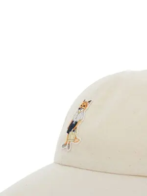 Maison Kitsuné Dressed Fox Baseball Cap - Beige