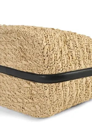 TOTEME Rafia Belted Tote Bag - Beige