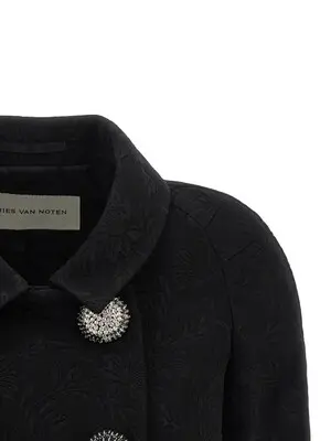 Dries Van Noten Vipa Cotton Blend Jacket - Black