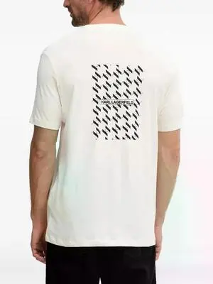 Karl Lagerfeld Monogram Chest-print T-shirt