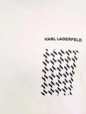 Karl Lagerfeld Monogram Chest-print T-shirt