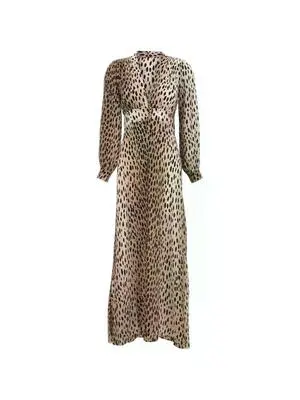 Rixo Emory Leopard-print Dress