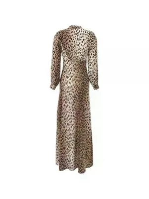 Rixo Emory Leopard-print Dress
