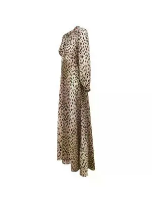 Rixo Emory Leopard-print Dress
