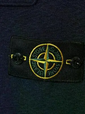 Stone Island Logo Patch Relaxed Fit Organic Cotton And Nylon Shorts