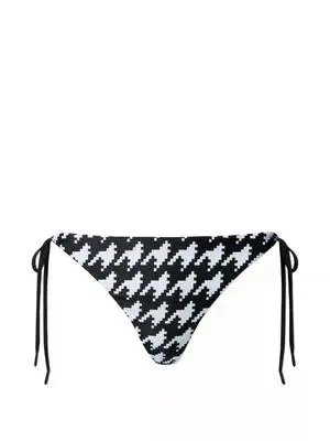 Perfect Moment Houndstooth Bikini Bottom - Black