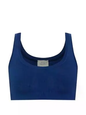 Hanro Shell Embroidered Cropped Top