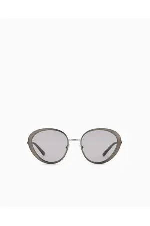 Emporio Armani Butterfly-shaped Sunglasses - Natural