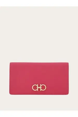FERRAGAMO Gancini Wallet - Red