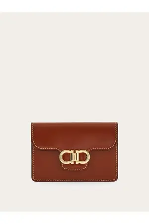 FERRAGAMO Gancini Key Holder - Natural