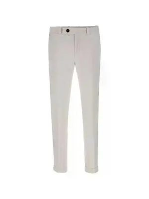 RRD Chino Trousers With Matte Finish And Turned-up Cuffs