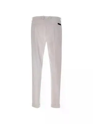 RRD Chino Trousers With Matte Finish And Turned-up Cuffs