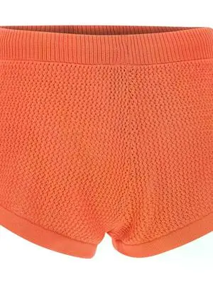Adidas Crochet Knit Side-stripe Shorts