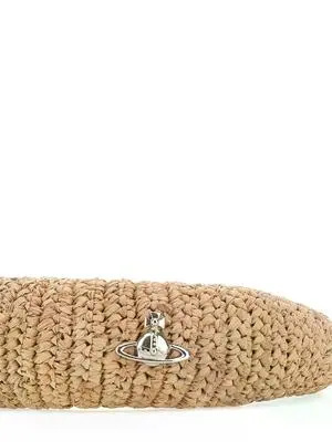 VIVIENNE WESTWOOD Orb-plaque Raffia Headband