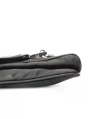 Prada 2010s Re-nylon Saffiano Leather Trim Crossbody Bag