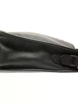 Prada Logo-plaque Shoulder Bag - Black