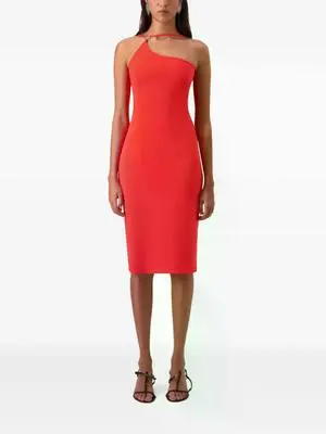 Coperni C-logo One-shoulder Dress