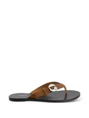 Coperni Lizard-effect Buckle Sandals