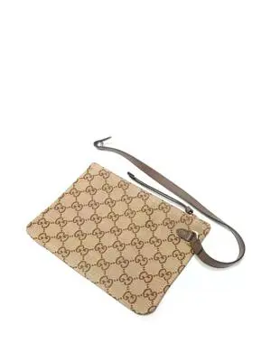 Gucci Gg Web Tote Bag - Neutrals