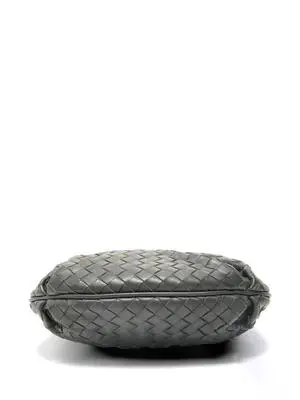 Bottega Veneta 2000-2010 Intrecciato Shoulder Bag - Grey