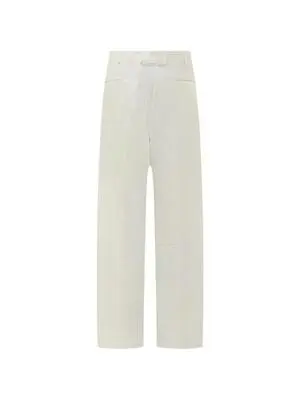 A PAPER KID Pleated Linen Trousers