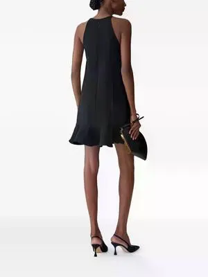 Carolina Herrera Ruffled Hem Mini Dress