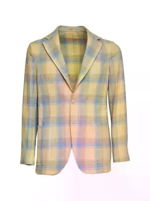 CAMICERIA PICCOLO Panarea Check-pattern Blazer