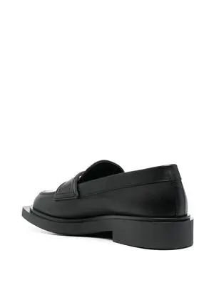 3JUIN Almond-toe Leather Loafers