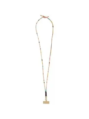 Paul Smith Swirl Leather Phone Strap - Neutrals