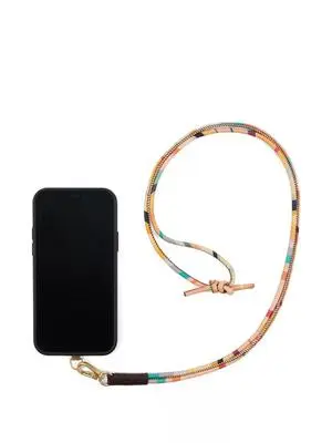 Paul Smith Swirl Leather Phone Strap