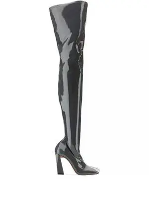 Amina Muaddi Marine Boots