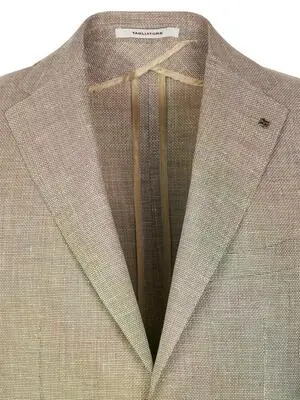 Tagliatore Textured-finish Blazer - Neutrals