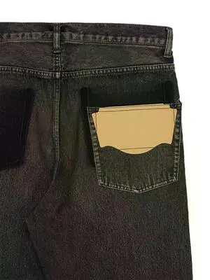 Mihara Yasuhiro Faded Flared Jeans