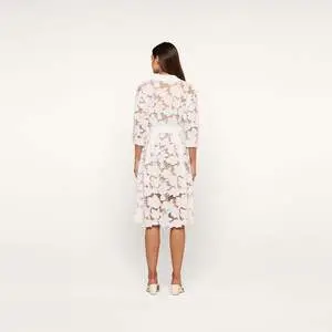 L'Agence May Eyelet Shirt Dress