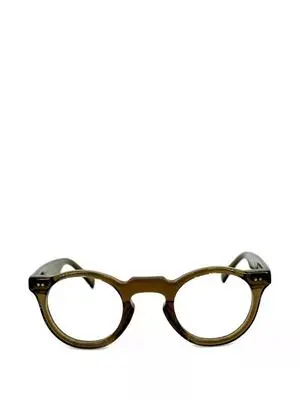 JOSEF MILLER Melvin Round-frame Glasses - Brown