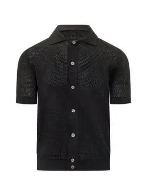 Filippo De Laurentiis Spread Collar Polos For Men