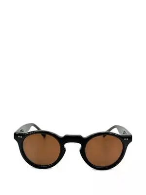 JOSEF MILLER Melvin Round-frame Sunglasses - Black