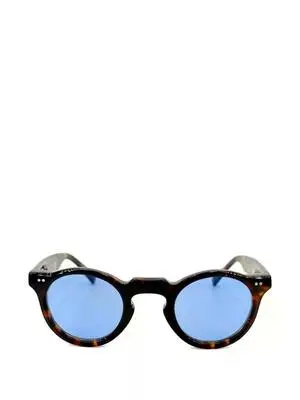 JOSEF MILLER Melvin Round-frame Sunglasses - Brown
