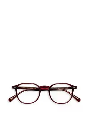 MOSCOT Arthur Round-frame Eyeglasses - Red