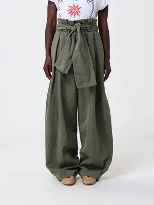 Balmain Wide-leg Cotton And Linen Blend Trousers
