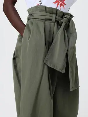 Balmain Wide-leg Cotton And Linen Blend Trousers