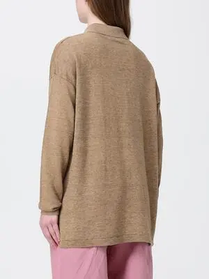 Max Mara Linen Knit Polo Shirt - Black